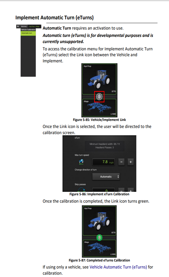 Implement Automatic Turns Outback Guidance