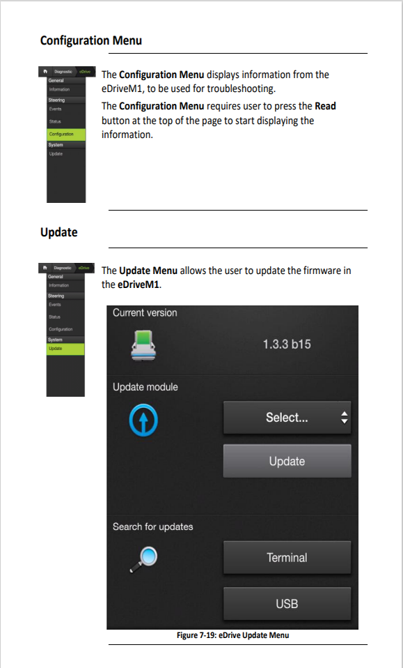 Configuration Menu – Outback Guidance