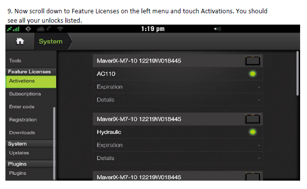 How Do I Add Activation Licenses to the MaveriX? – Outback Guidance