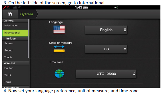 How Do I Set the Time, Language Preference, and Unit of Measurement on ...