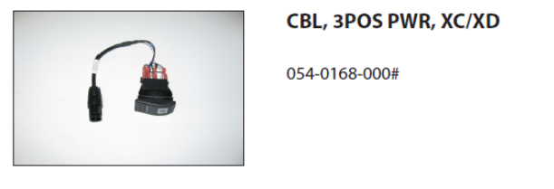 054-0168-000# - CBL, 3POS PWR, XC/XD – Outback Guidance