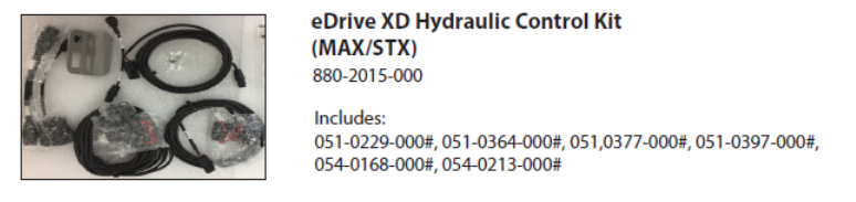 880-2015-000 eDrive XD Hydraulic Control Kit (MAX/STX) – Outback Guidance