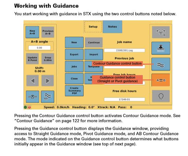 STX field guidance basics – Outback Guidance