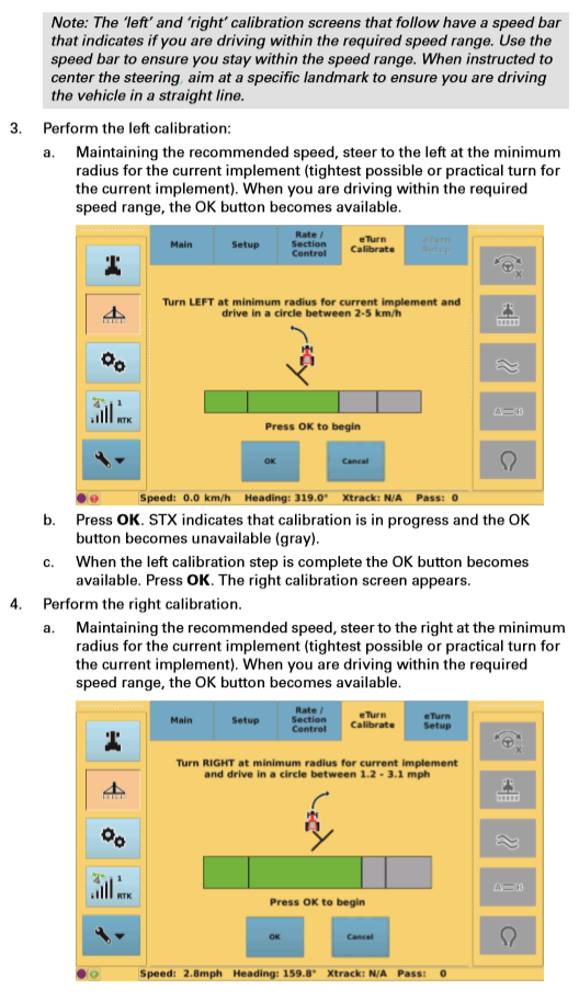 How do I calibrate eTurns with my STX? – Outback Guidance