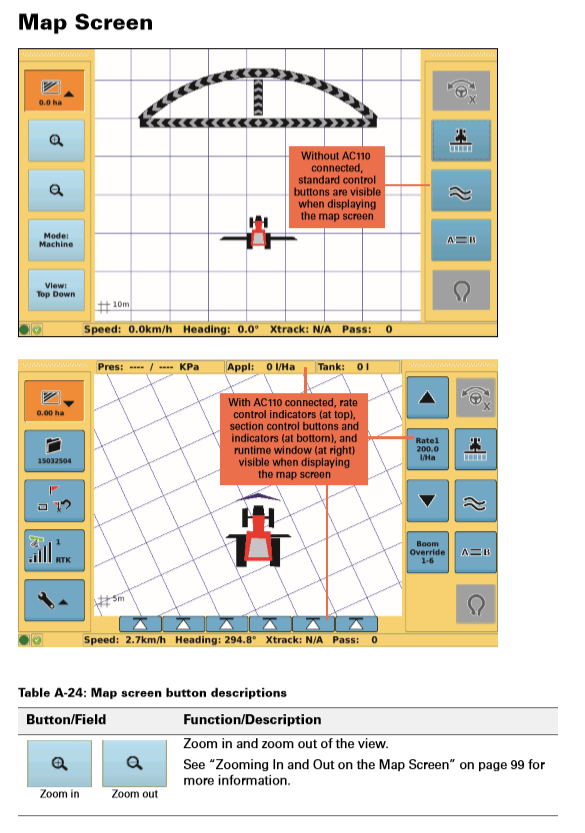 What does the Map screen on the STX tell me? – Outback Guidance