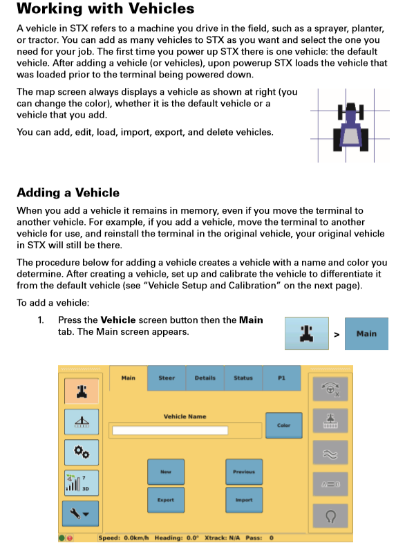 How do I add a vehicle on a STX with eDriveXC/XD? – Outback Guidance