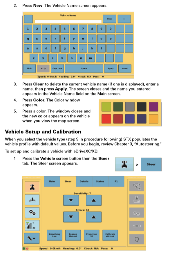 How do I add a vehicle on a STX with eDriveXC/XD? – Outback Guidance