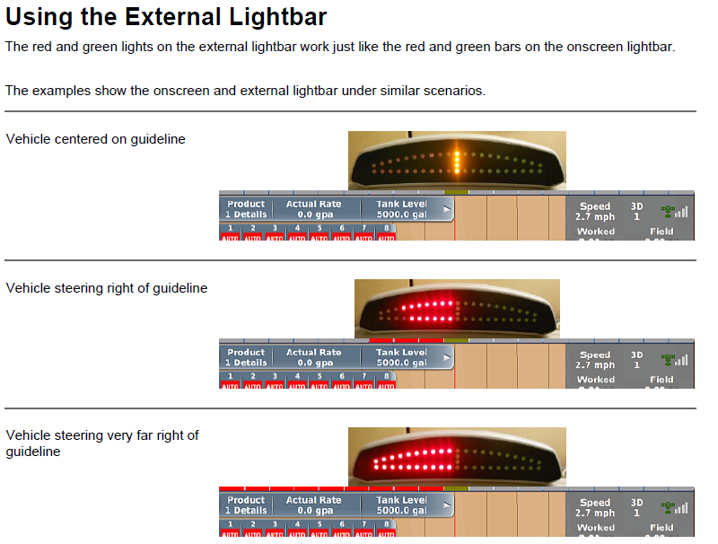 How do I set the Onscreen and/or External Lightbar Settings on the ...