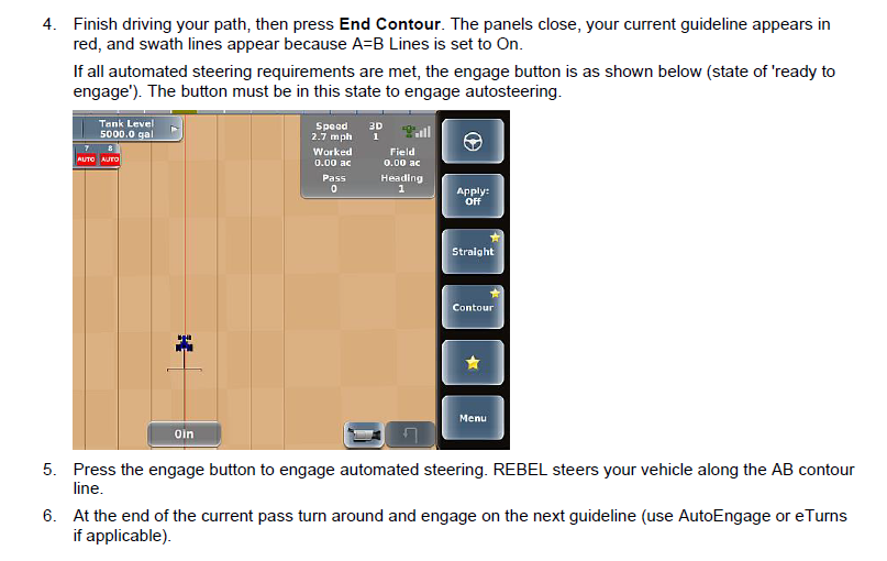 How do I set an AB contour path on the Rebel? – Outback Guidance