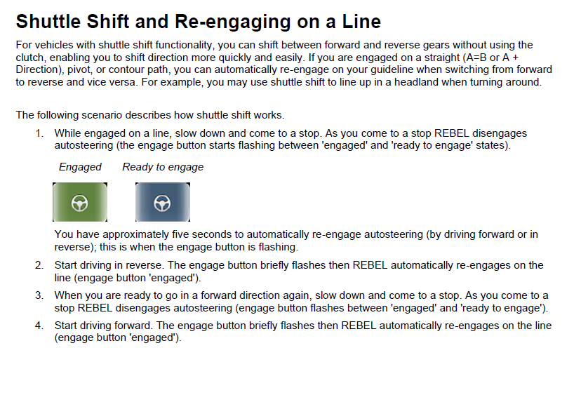 How do I use Shuttle Shift with a Rebel? – Outback Guidance