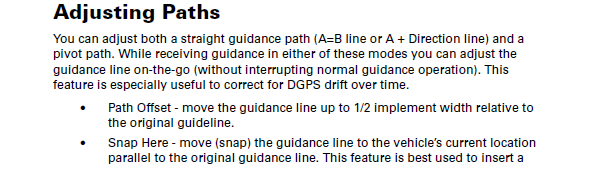 Adjusting a Path on the MAX – Outback Guidance
