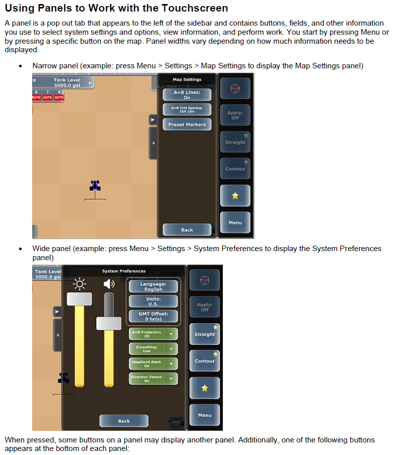 How do I use the panels with the touchscreen on the Rebel? – Outback Guidance