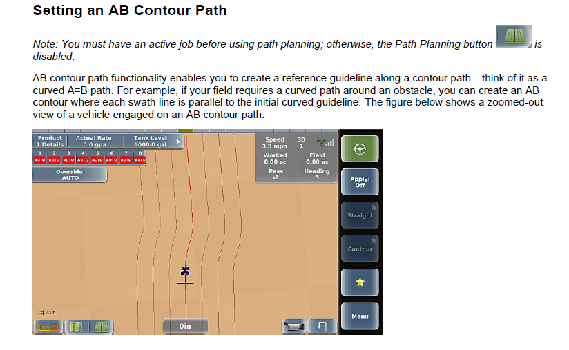 How do I set an AB contour path on the Rebel? – Outback Guidance