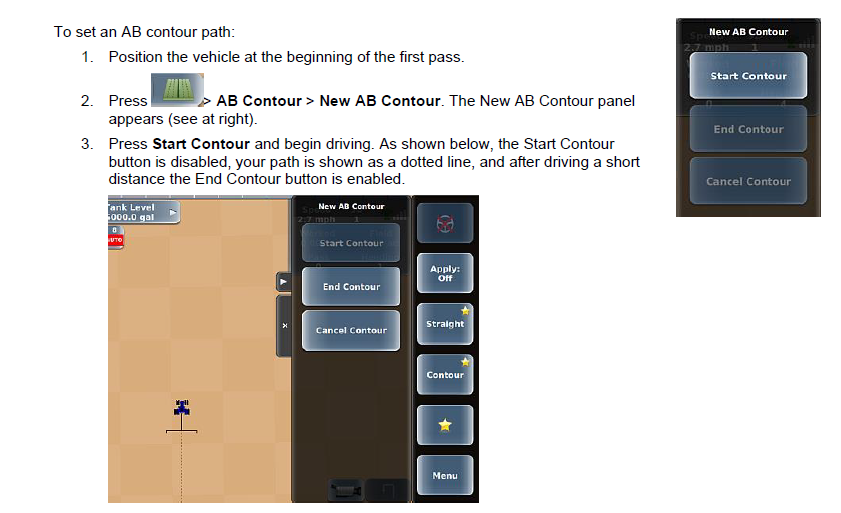 How do I set an AB contour path on the Rebel? – Outback Guidance
