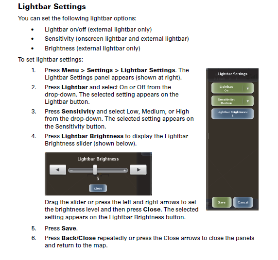 How do I use the internal and/or external Lightbar on the MAX ...