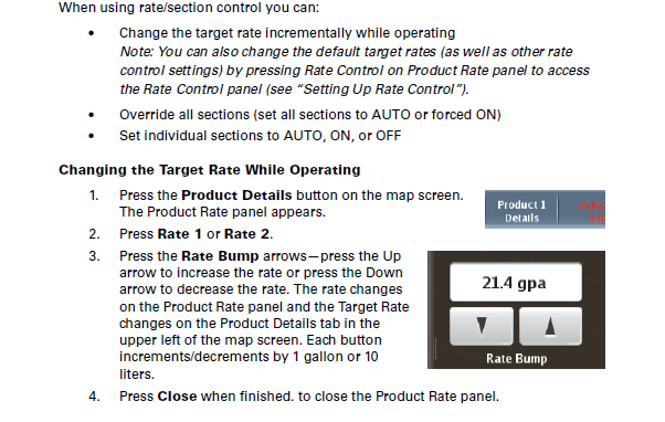 How do I use Rate Control on the MAX? – Outback Guidance