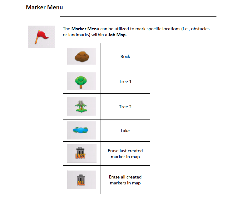 Definition Of The Marker Menu Widgets Outback Guidance