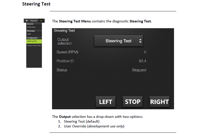Steering Test – Outback Guidance